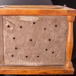 1800's Antique Tin Foot Warmer Box Appraisal New - Etsy