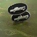 LARGE Car Cufflinks Vintage Antique Roadster 1957 Tbird Thunderbird MG ...