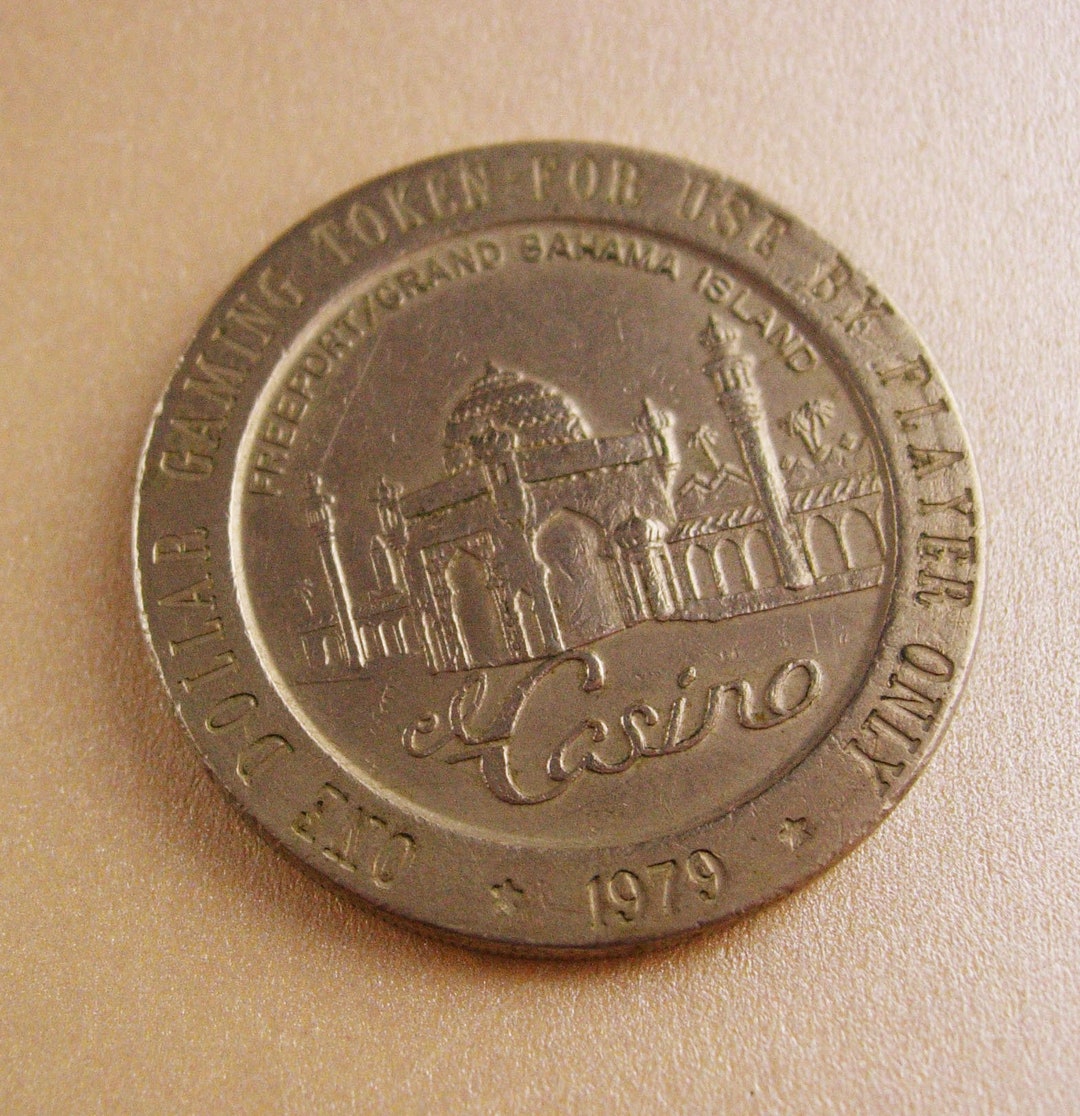 Vintage Gambling Token/ Gambling Gift / Heads Tails / Freeport Gaming ...