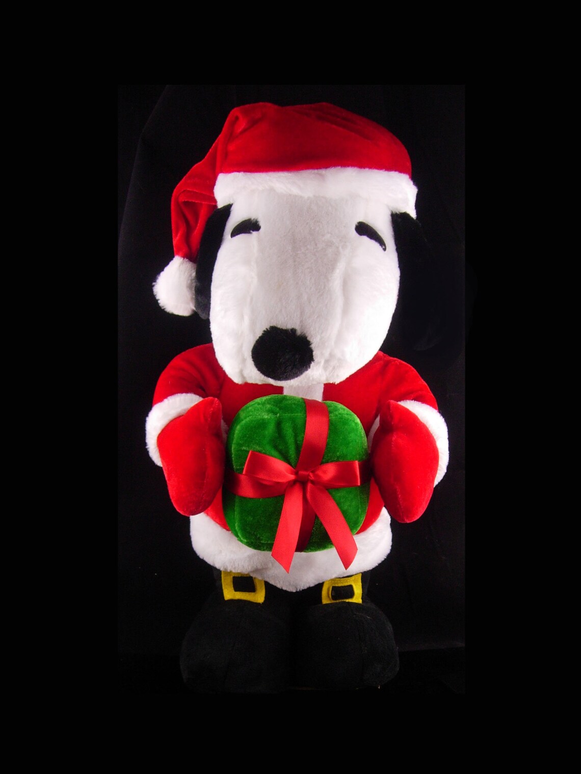 Huge Snoopy Santa Christmas Decoration Red Santa Suit - Etsy