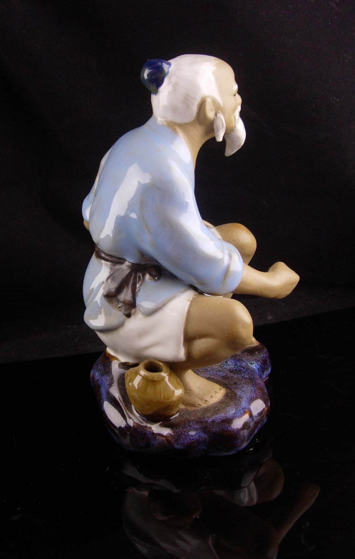 Vintage Chinese Mudmen Ceramic Art Pottery Asian Glazed | Etsy