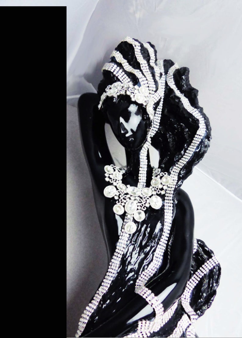 4 Foot Tall Art Deco Store Display / Exotic Nude Statue / Life | Etsy