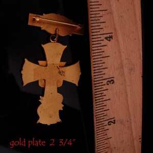 1863 Masonic Demolay Jewel Cross Badge Pin Haverhill Mass Commandery 14 ...