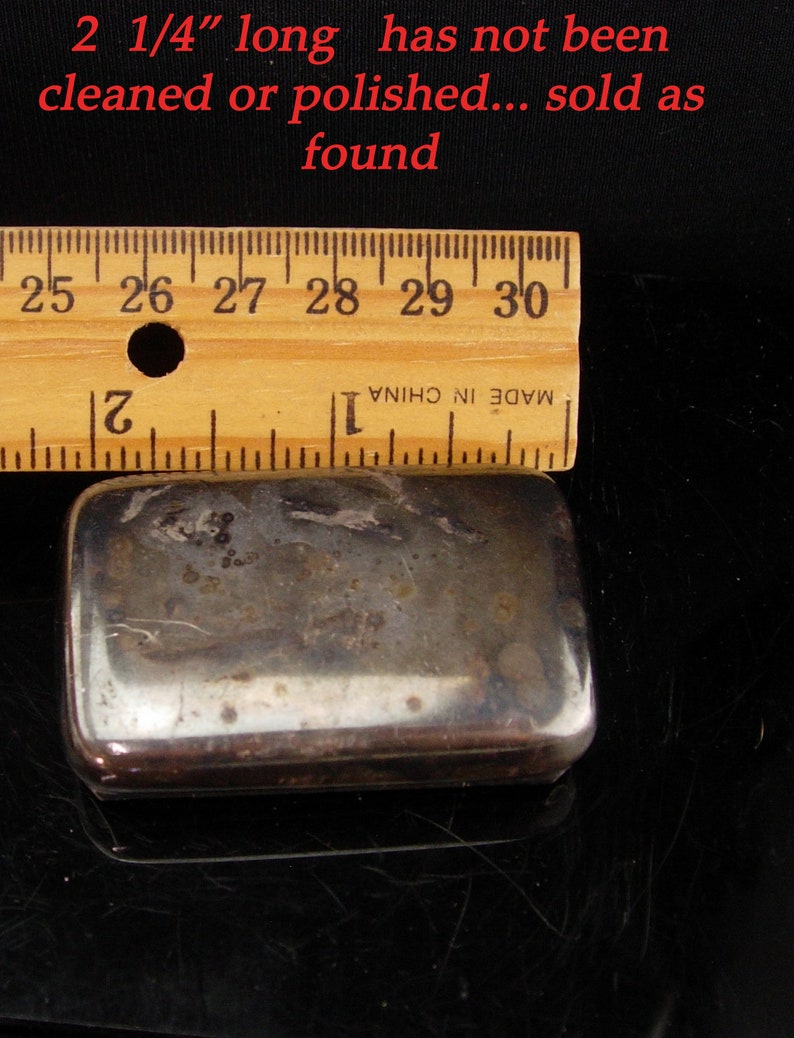 Antique European Snuff Box Hidden Compartment Sterling - Etsy