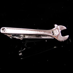 Vintage Tool Tie Clip / Crescent Wrench Tie Clip / Silver - Etsy