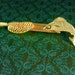 Extra Largetieclip Anson Fish Gold Hinged Tie Clip Vintage Bass and Net ...