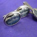 Steamboat Cuff Links Reverse Painted Cufflinks Oval Glass - Etsy