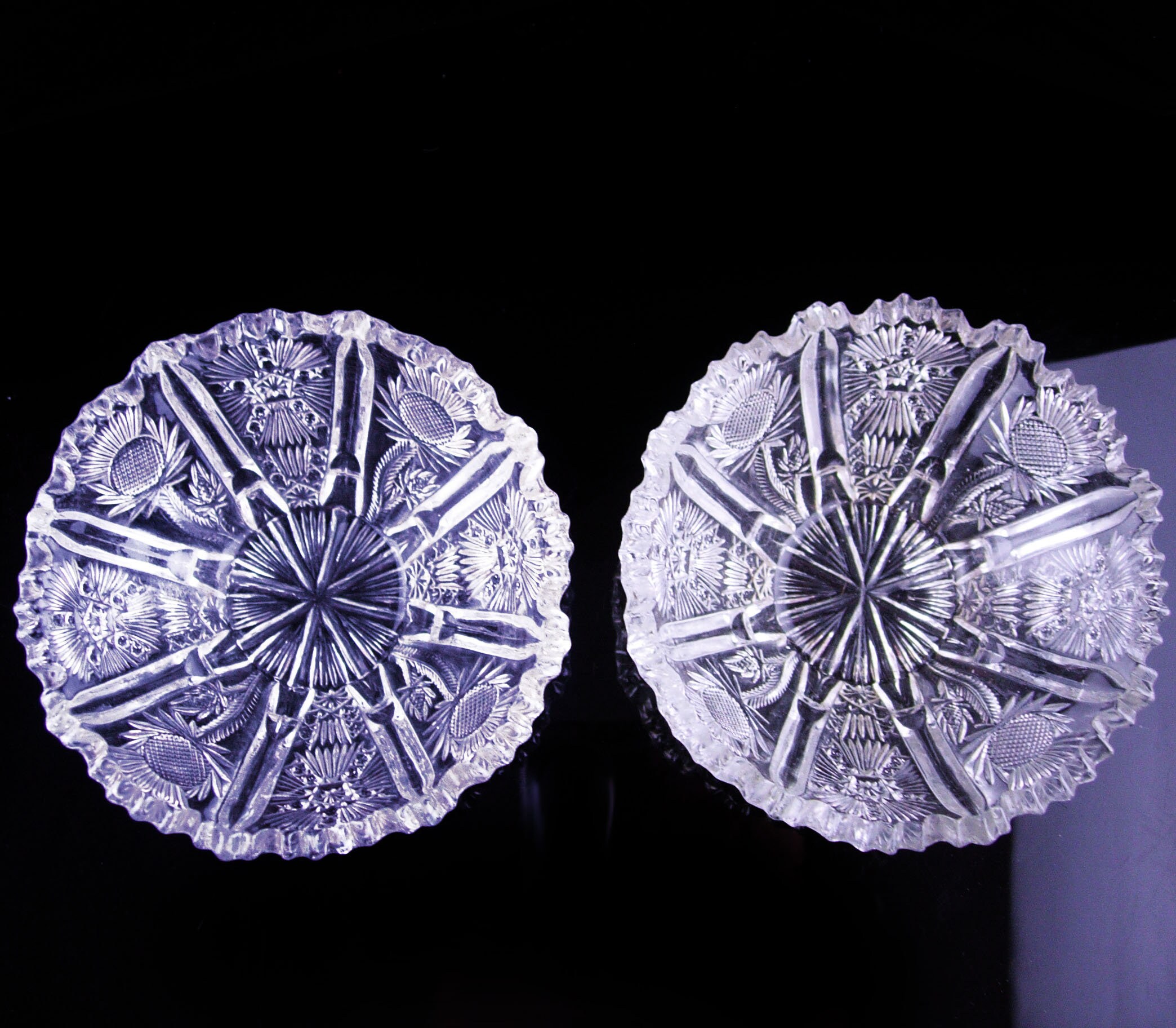 Depression Glass Thistle Pattern