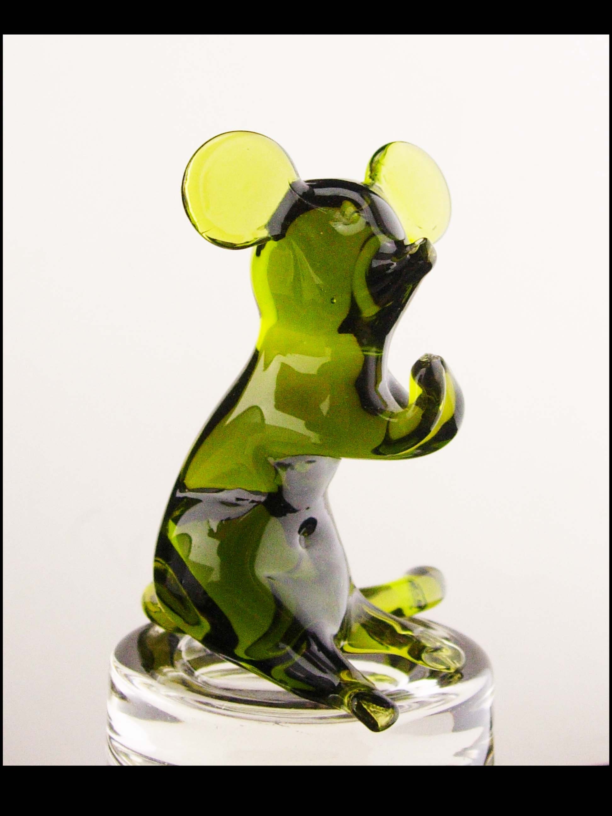 Praying Mouse Paperweight / Glass Mice / Vintage Blown Glass / - Etsy