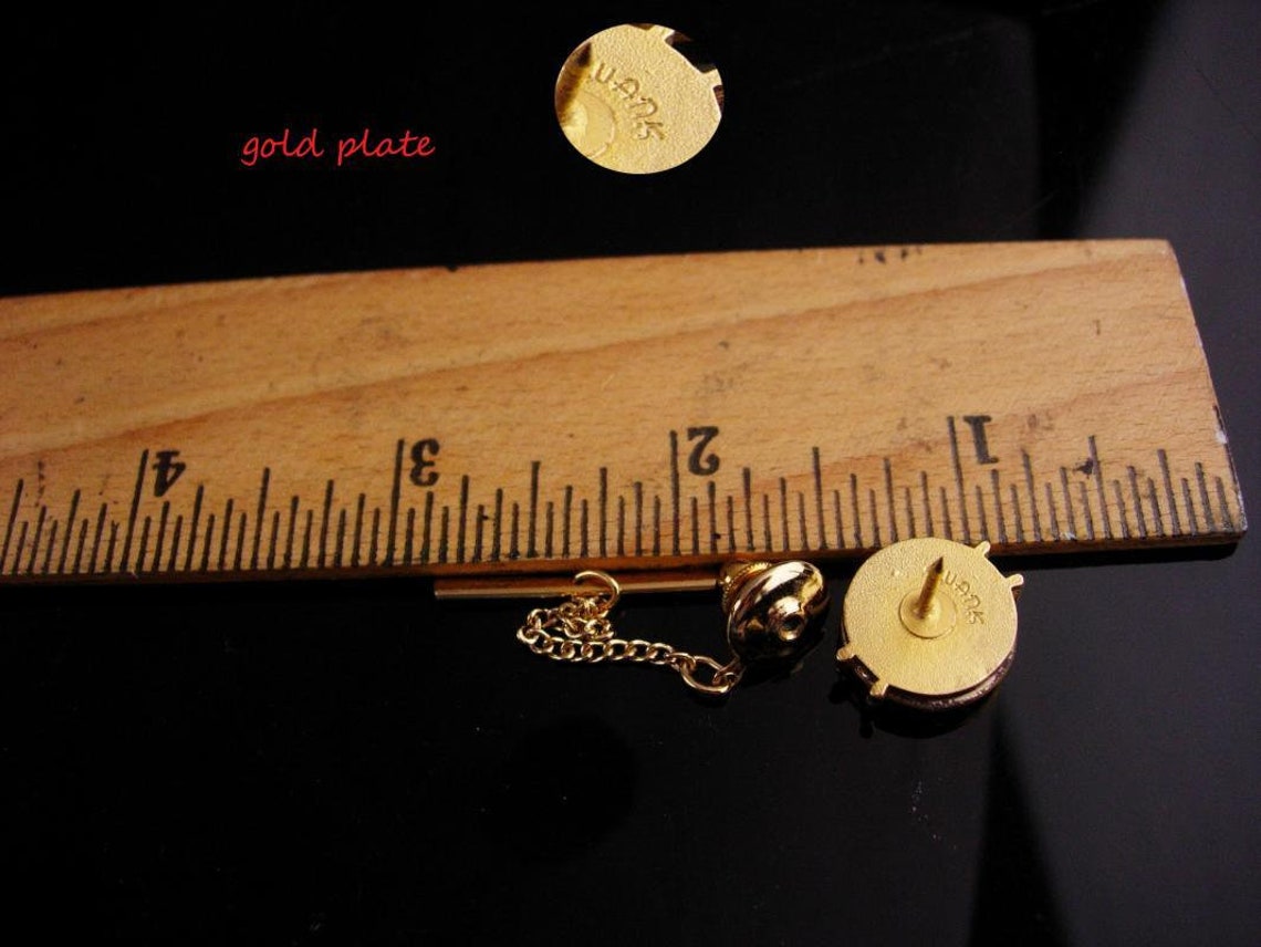 Medieval Tie Tack / Enamel Gilt Centurion / 14kt Gilt Roman - Etsy