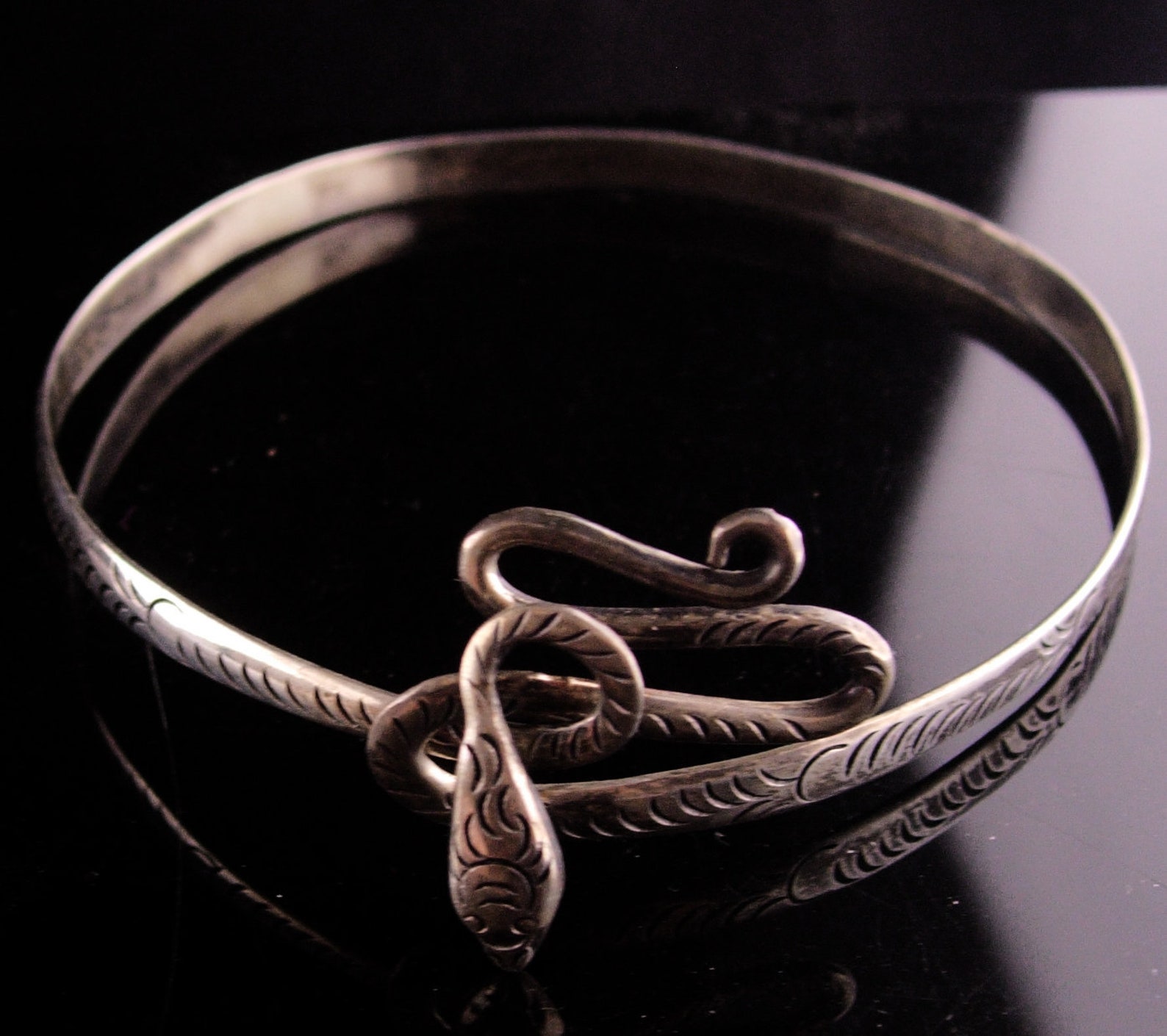 Vintage Sterling Snake Arm Band Cuff Bracelet Doll - Etsy