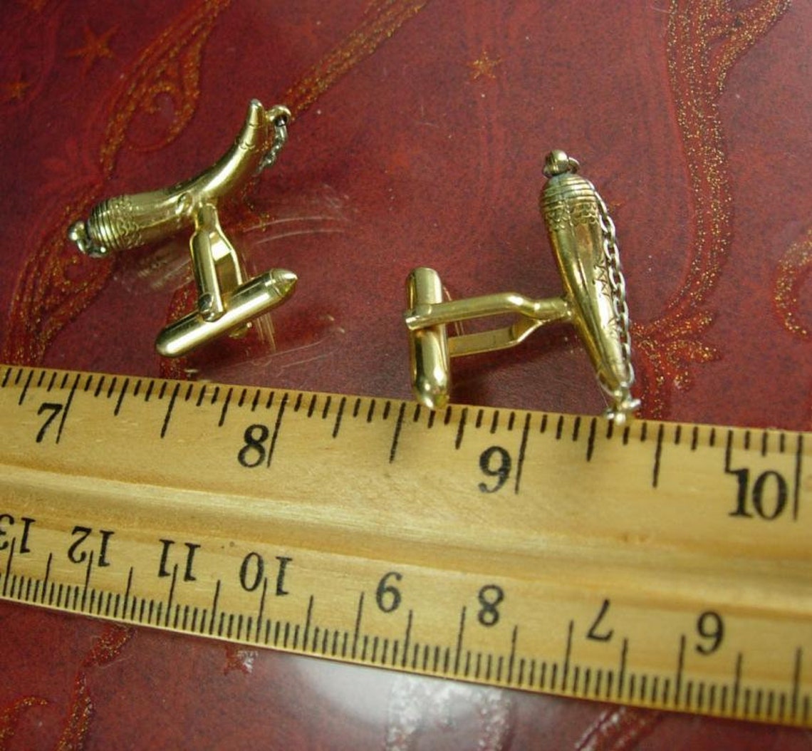 Vintage Devil Horn Cufflinks Cuff Links Vintage Ships Nautical - Etsy