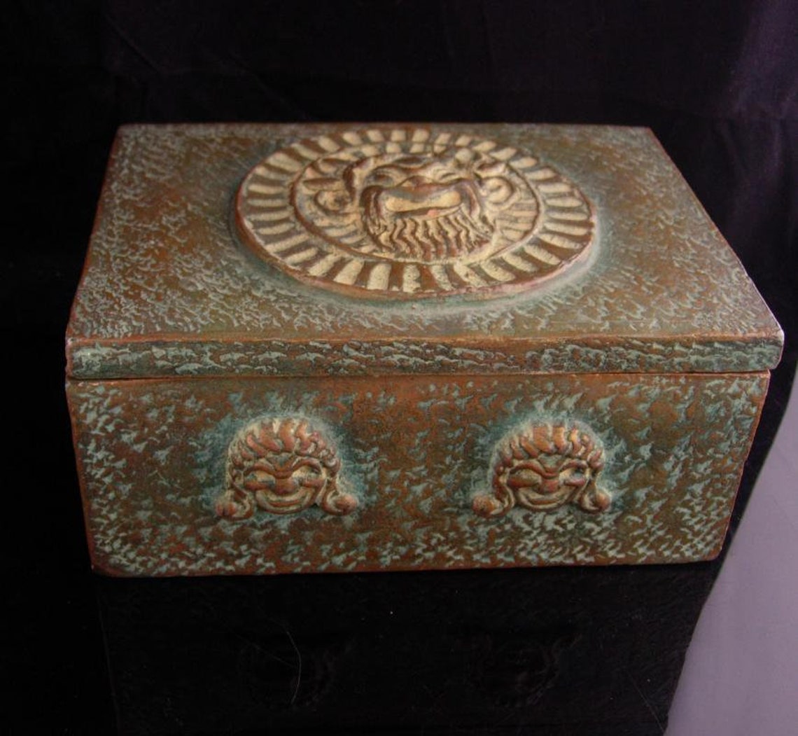 Vintage Devil Box / Italian Gargolye Box / Signed Primitive - Etsy