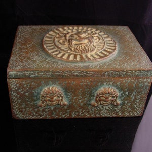 Vintage Devil Box / Italian Gargolye Box / Signed Primitive Satan ...