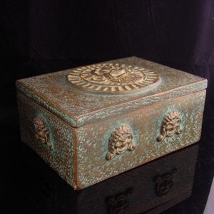 Vintage Devil Box / Italian Gargolye Box / Signed Primitive Satan ...