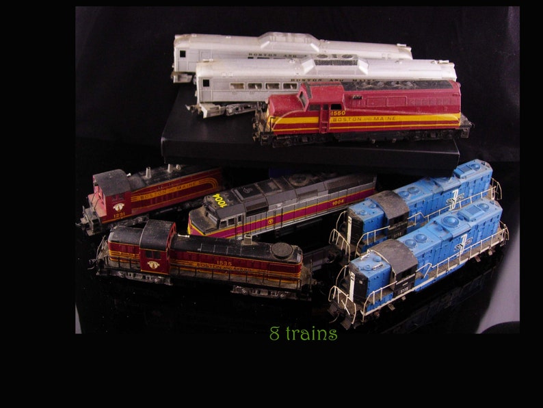 8 Vintage Model Trains Kadee Boston Locomotives Train - Etsy