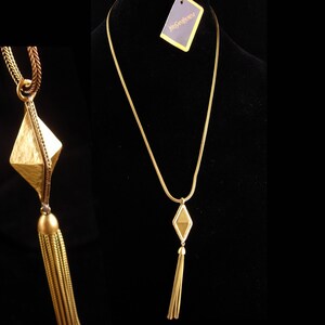 Vintage Yves Saint Laurent Necklace French Necklace Original Tag YSL ...
