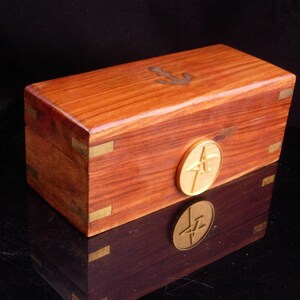 Mens Embossed Ship Box Nautical Anchor Vintage Gift Initial A jewelry ...