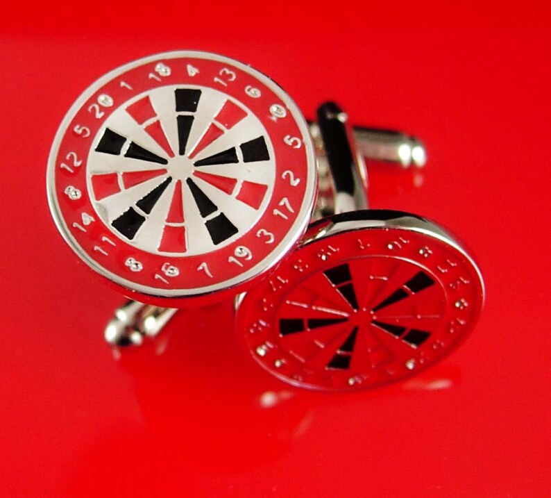 GAMERS DART Board Cufflinks Vintage Competitors Cuff Novelty - Etsy
