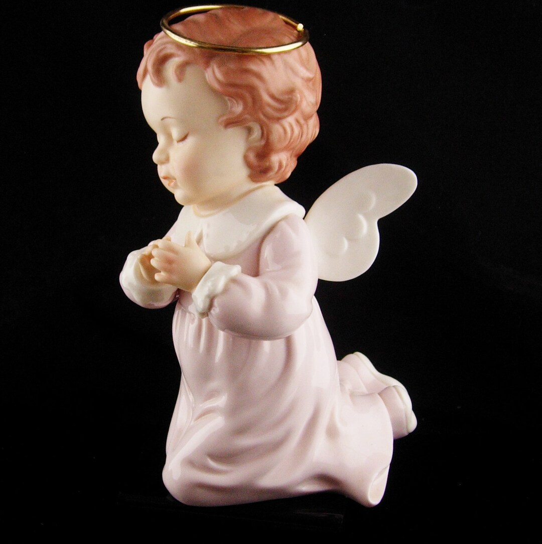 Vintage Little Girl Angel Figurine 7 Praying Christmas Child New Mom ...
