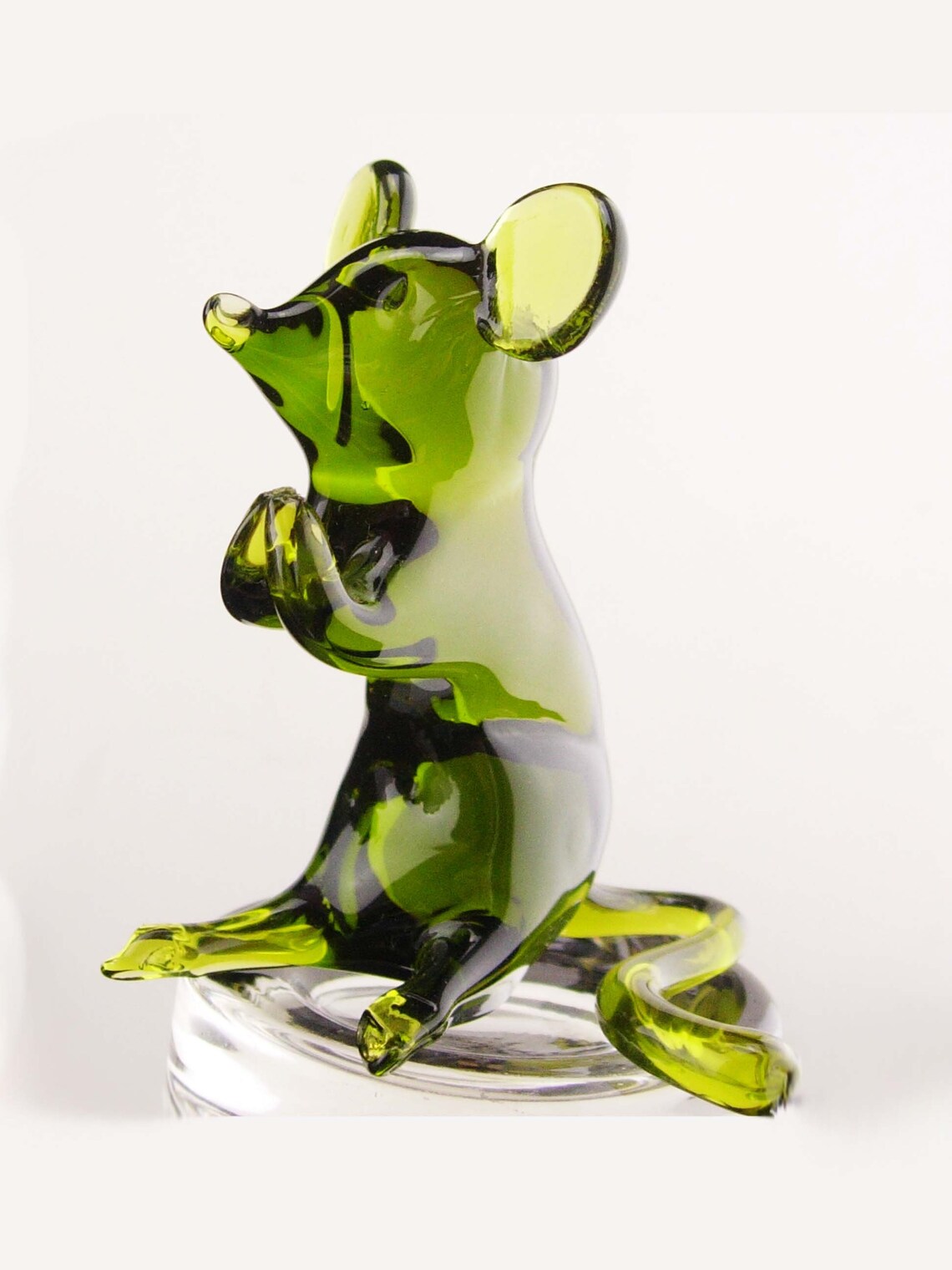 Praying Mouse Paperweight / Glass Mice / Vintage Blown Glass / - Etsy