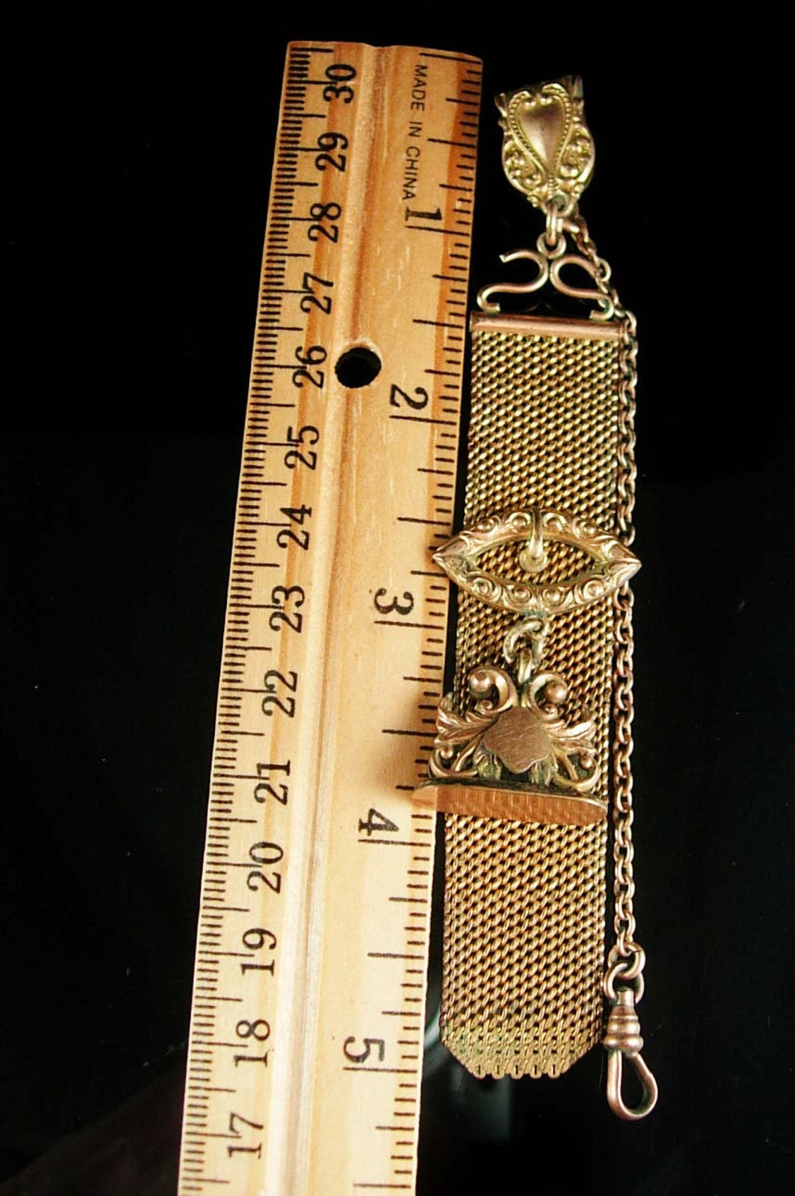 Antique Watch Fob Watch Chain Ornate Buckle Vest Suit - Etsy