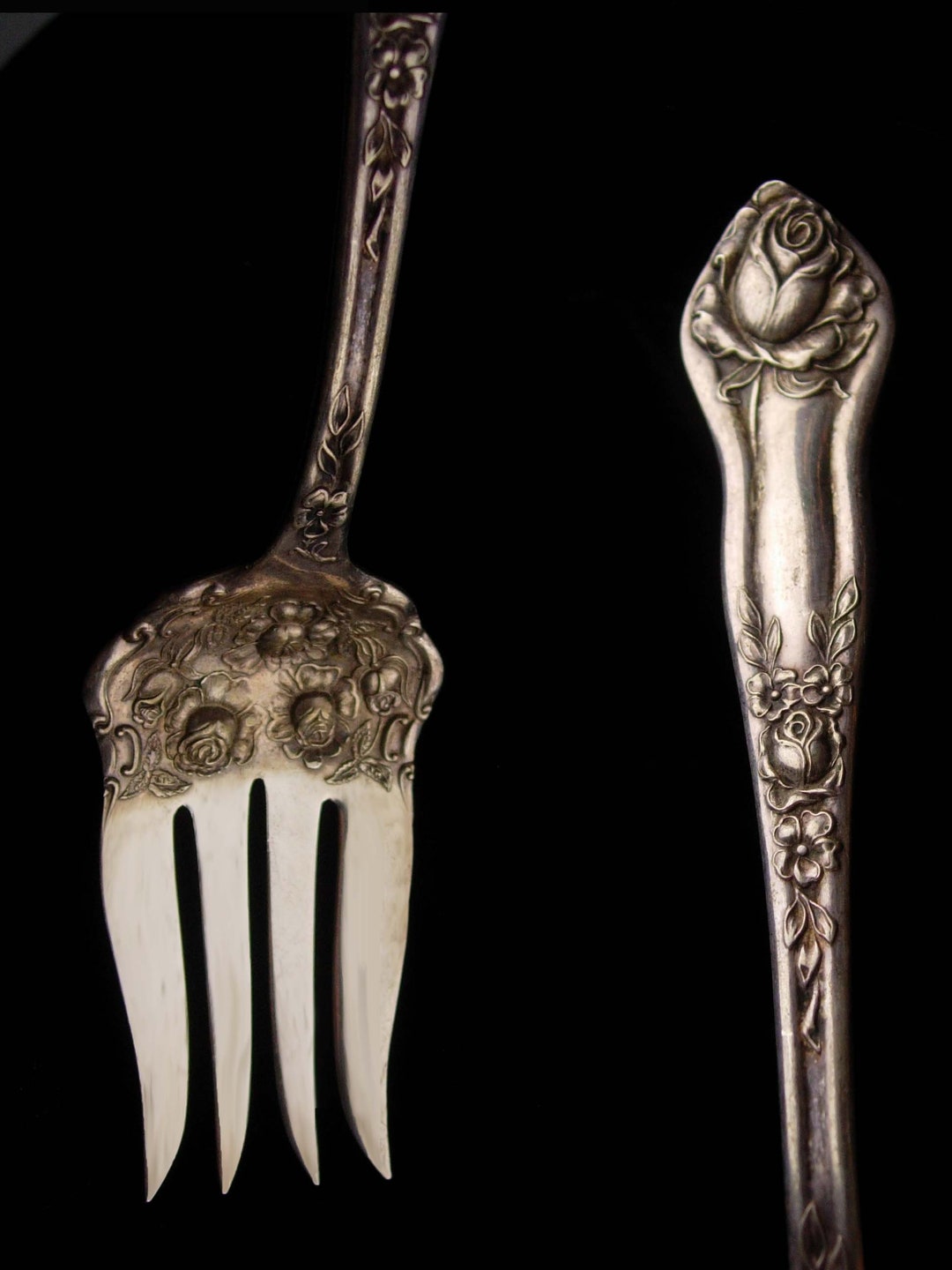 1913 Stratford Fancy Large Fork Antique Victorian Wedding Gift ...
