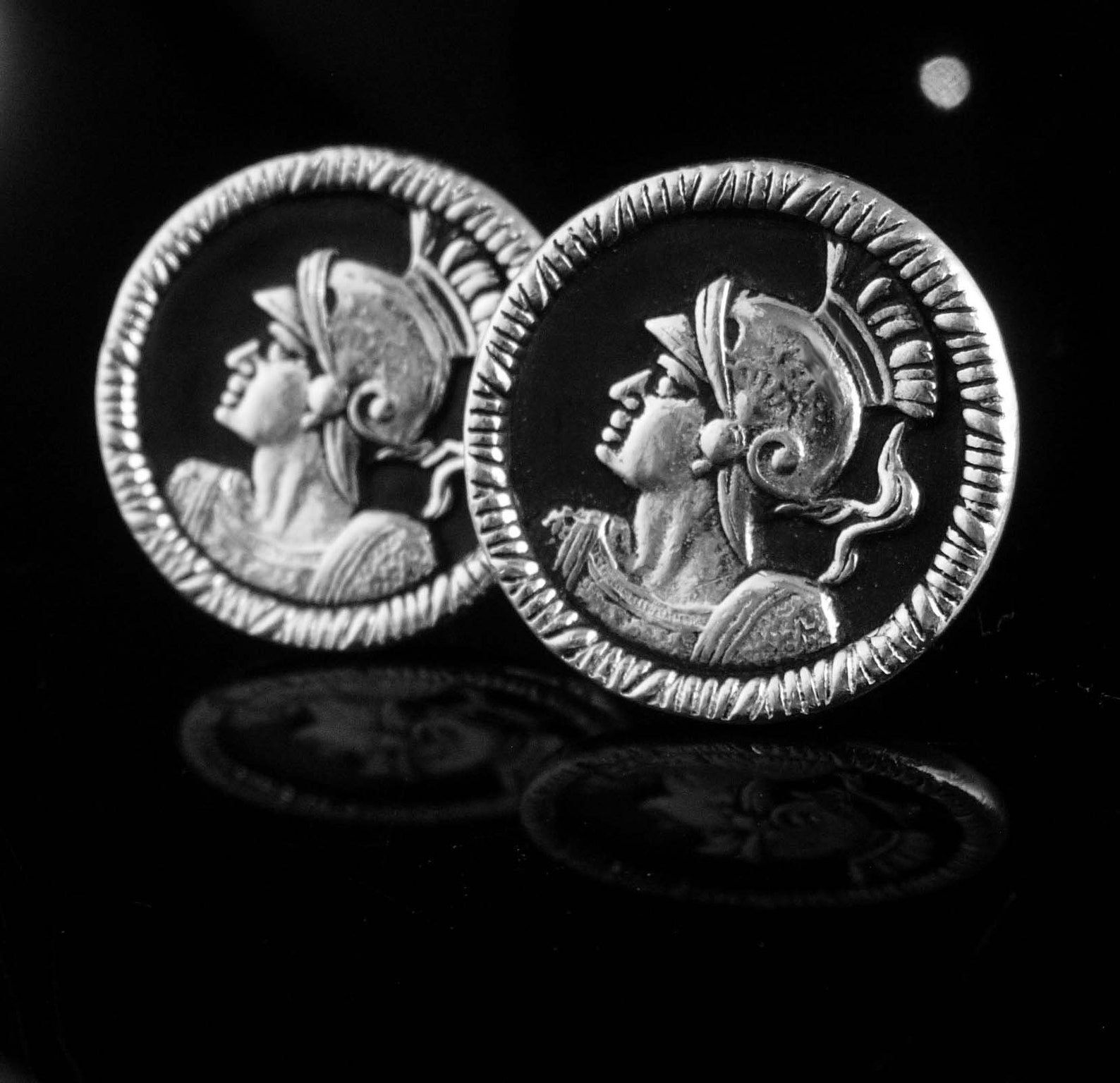 Knight wedding set Swank Medieval CENTURION Roman Cufflink set | Etsy