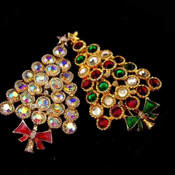 Christmas Tree Brooch - Etsy