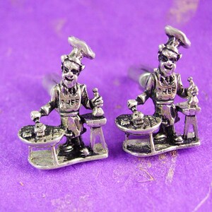 Chef Cufflinks Vintage Figural Cook Culinary Grill Master Sleeve ...