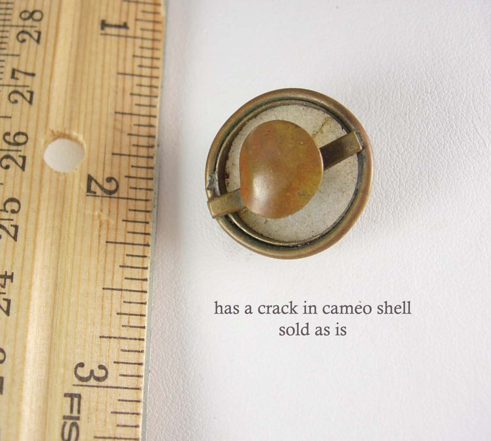 Victorian Cameo Collar Button Brass Figural Man Head Military - Etsy