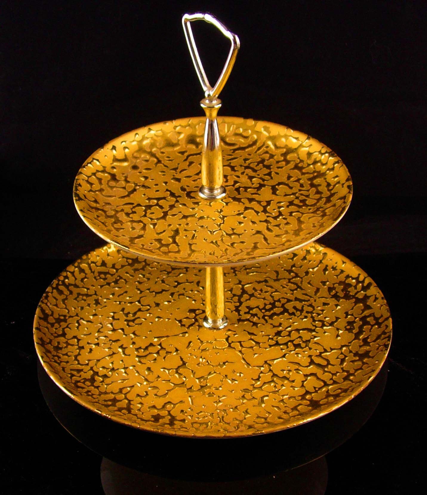 Vintage 22kt Gold Wedding Cake Stand Plate 10 Inch Tea - Etsy