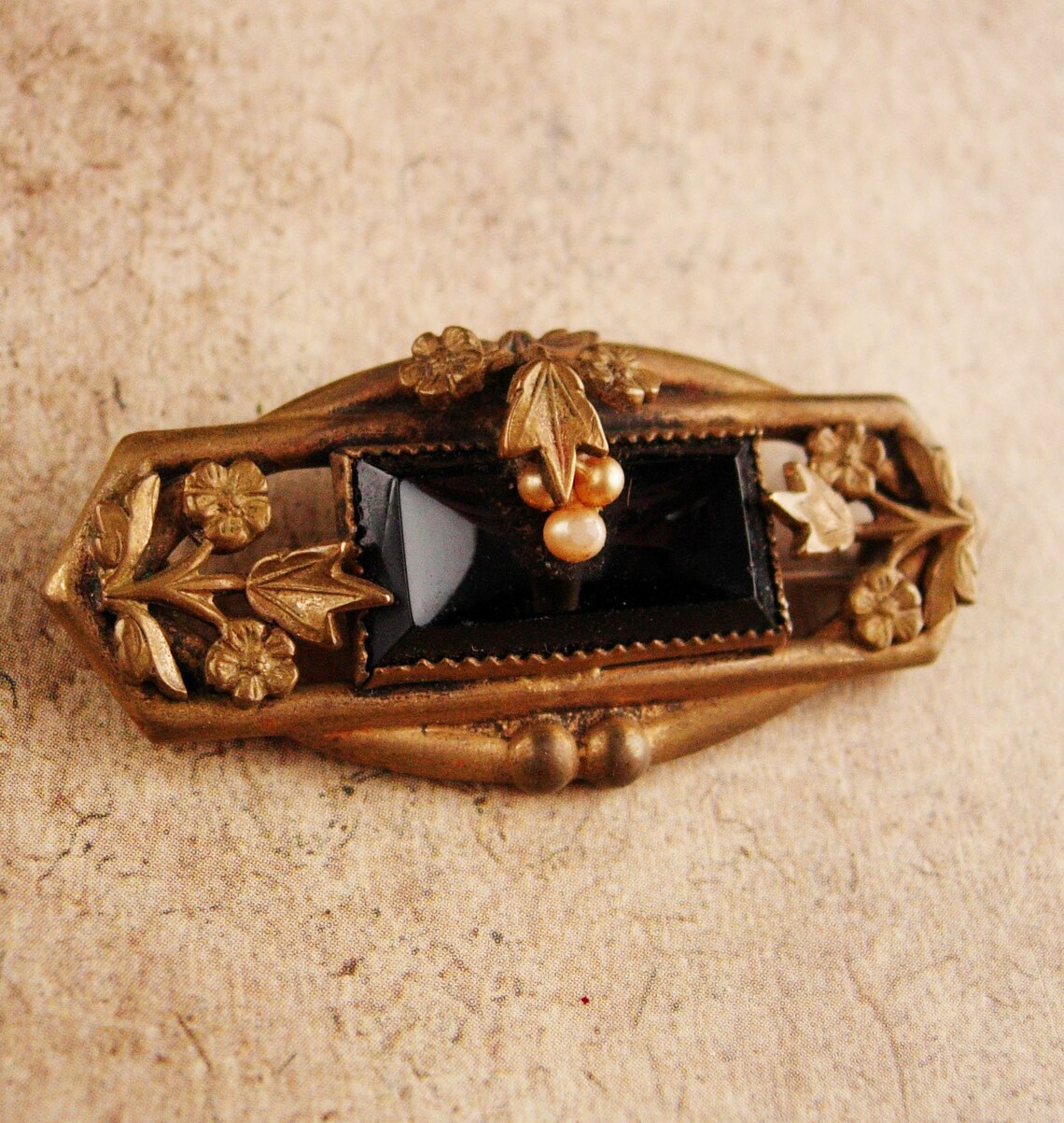 Antique Black Mourning Pin Estate Jewelry Victorian Black - Etsy