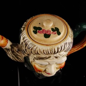 Large Vintage Toby Teapot / Made in Japan / 5 Grandmother / Character ...