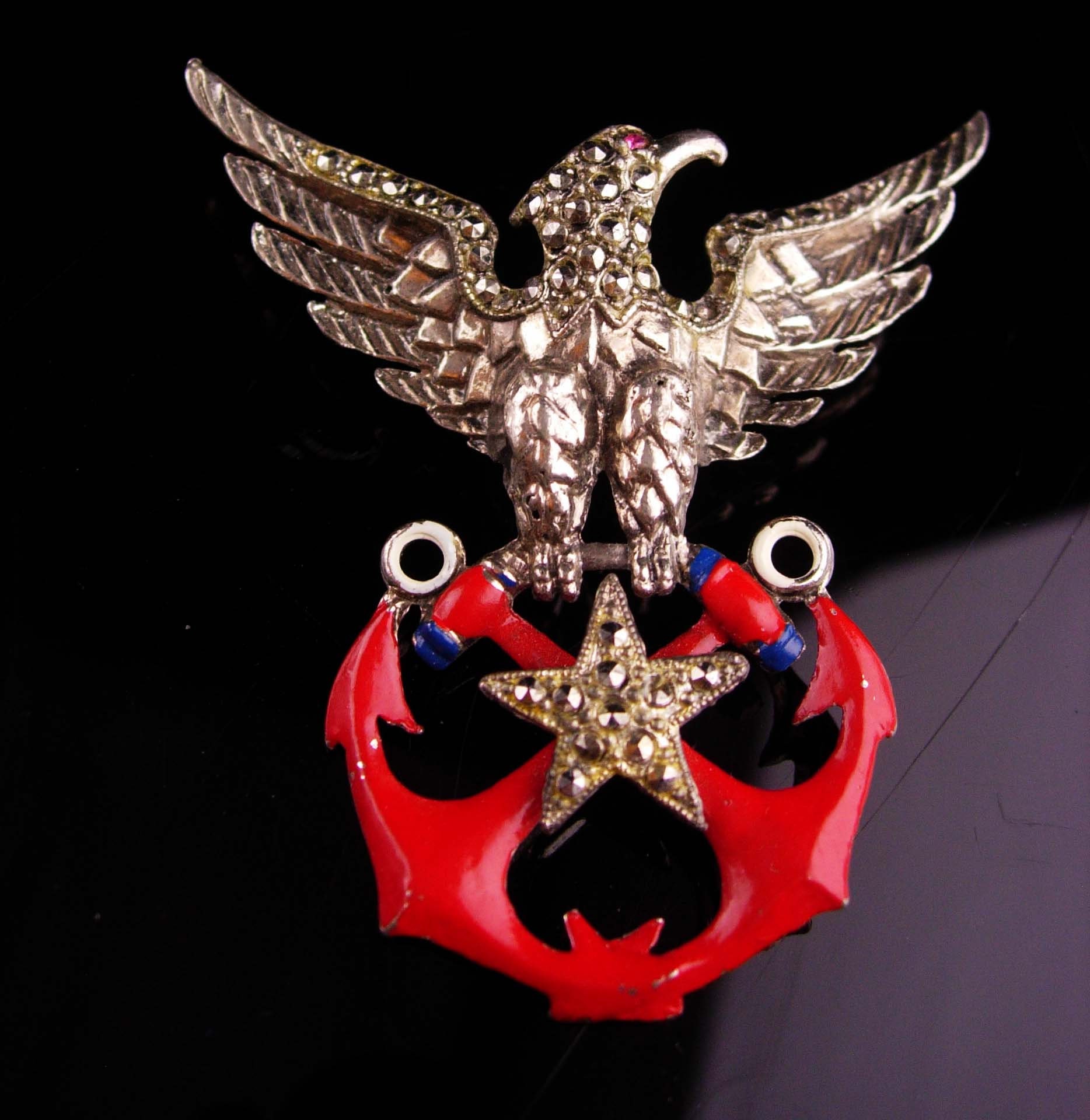 Vintage Military Brooch Rare Ww11 1940 Vintage Patriotic - Etsy