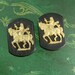 Medieval Knight Cufflinks Wood Vintage Cuff Links Renaissance Revival ...