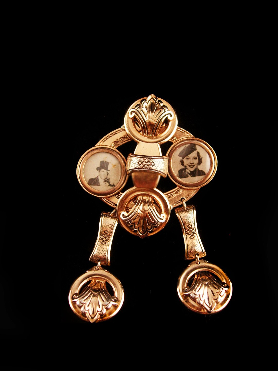 Antique Hidden Locket BIG Heavy Photo Brooch Victorian - Etsy