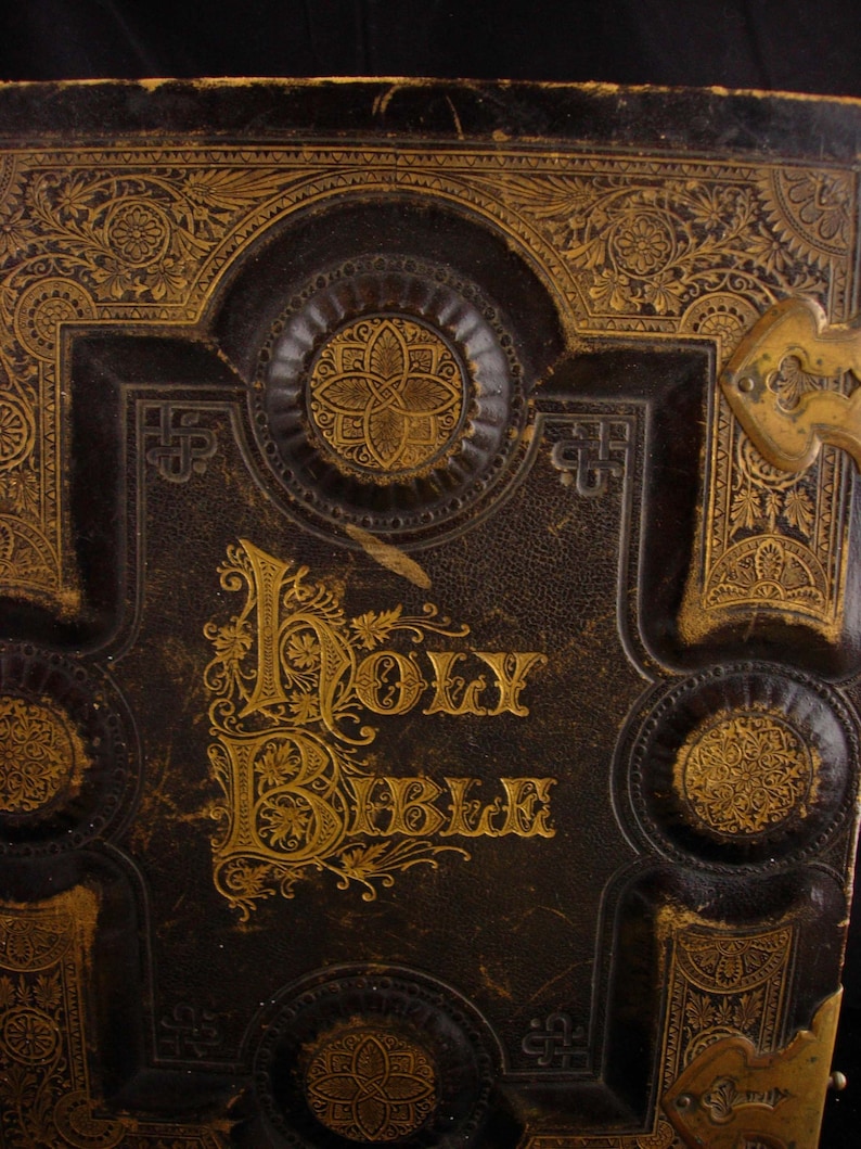 1880 Bible Antique masonic religious book 1917 military | Etsy