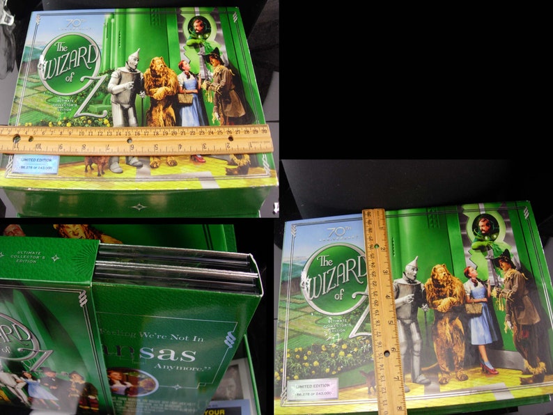 Vintage Wizard Oz Original Box Set Wrist Watch DVDS - Etsy