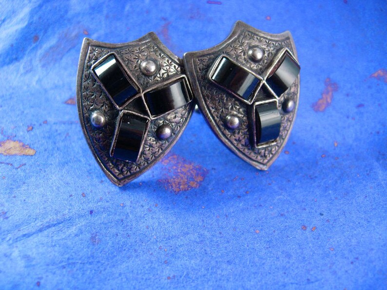 Sterling Cuff links silver Medieval Cufflinks Knight | Etsy