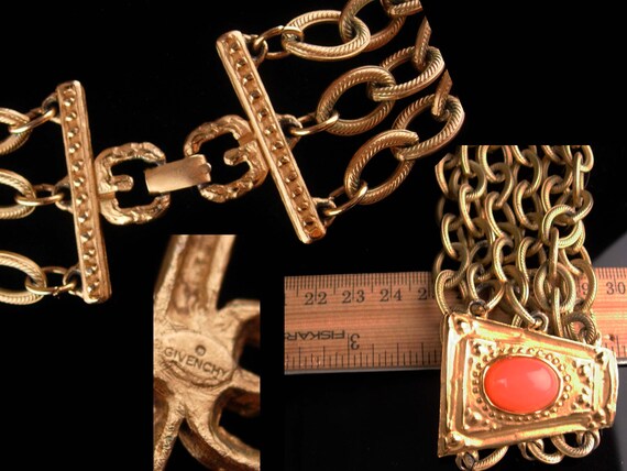 Vintage Givenchy necklace - signed Bijoux Couture Des… - Gem