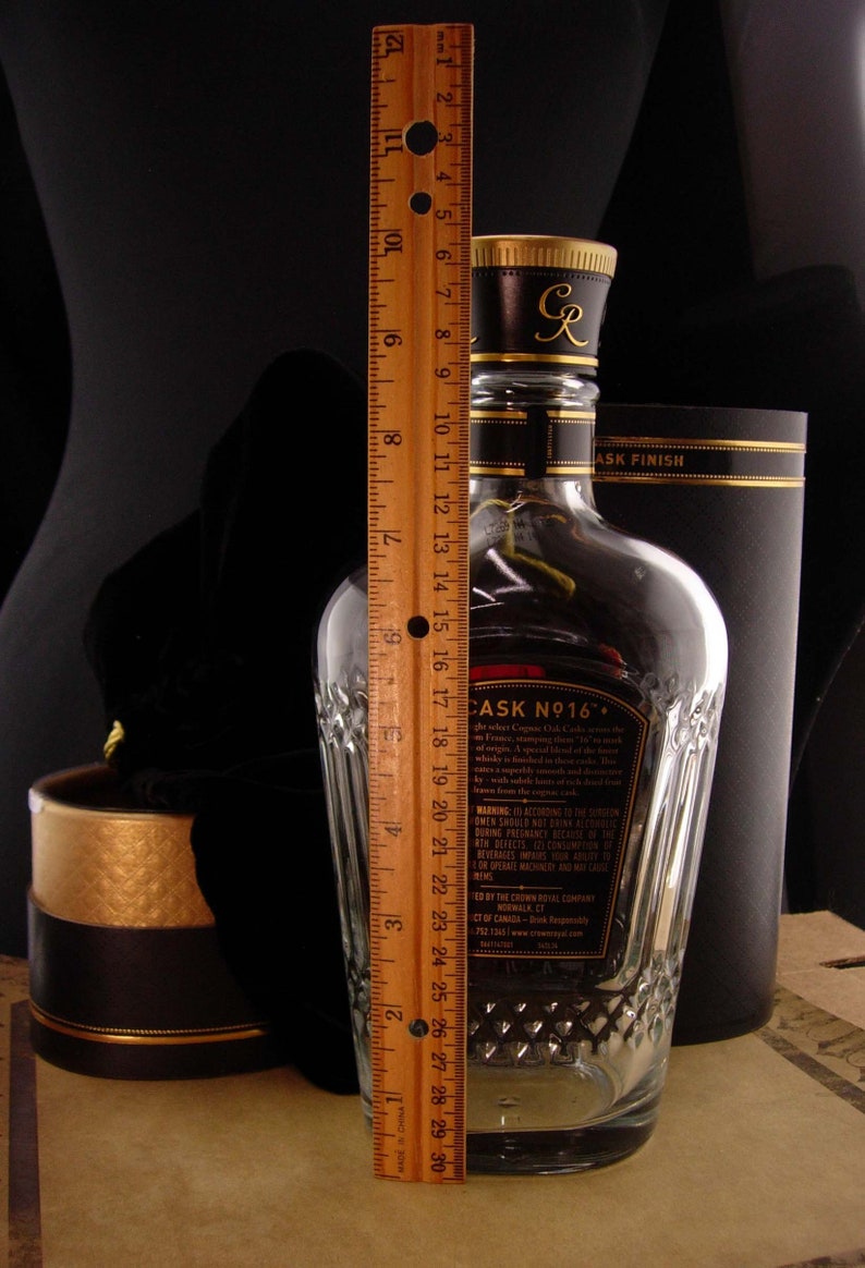 Like New Crown Royal Cask No.16 Empty Bottle Velvet Bag & - Etsy