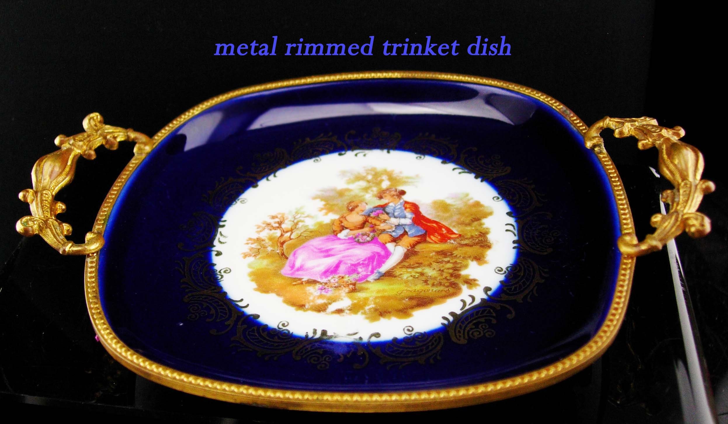 Antique French Calling Card Tray Limoges Trinket Tray / - Etsy