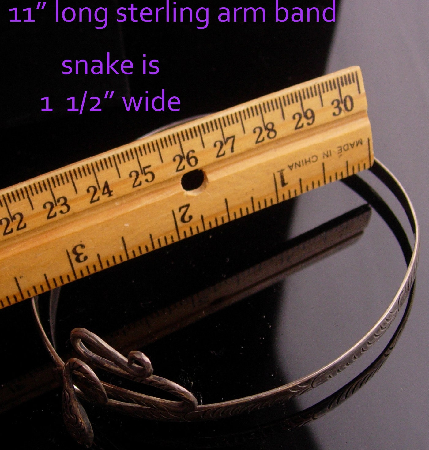 Vintage sterling Snake arm band cuff bracelet doll | Etsy
