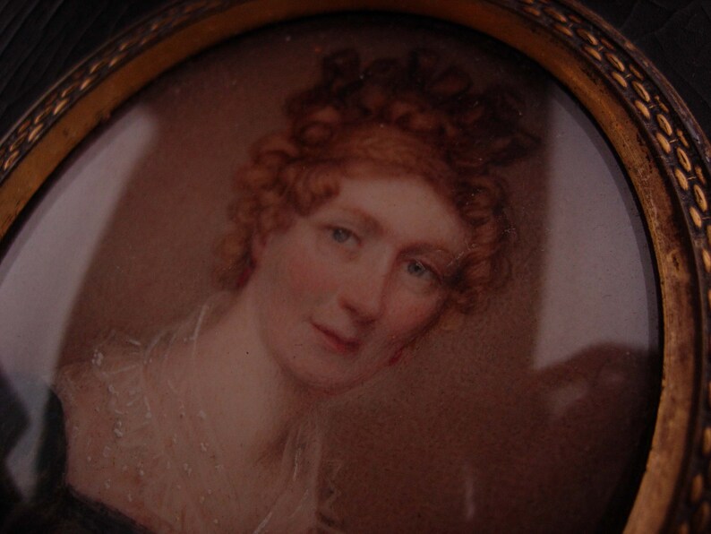 Known Artist SIGNED 1822 PORTRAIT Miniature Framed Woman - Etsy