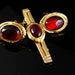 RED Cufflinks Vintage Anson Tie Clip Set Designer Cuff Link - Etsy