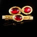 RED Cufflinks Vintage Anson Tie Clip Set Designer Cuff Link - Etsy