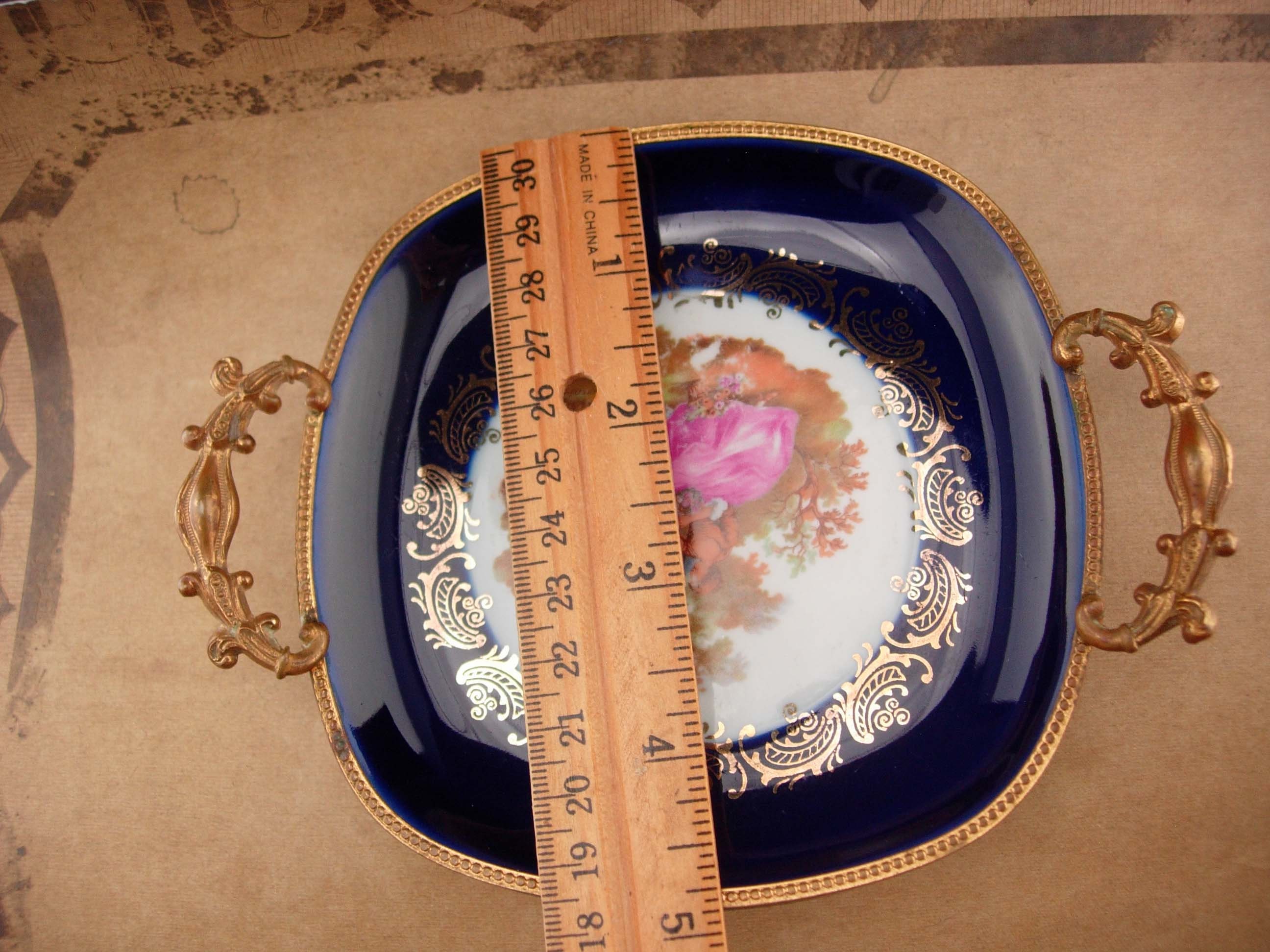 Antique French Calling Card Tray Limoges Trinket Tray / - Etsy