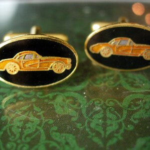 Mercedes Cufflinks Tie Tack Car Collector Cuff Links Gold 1955 300sl ...