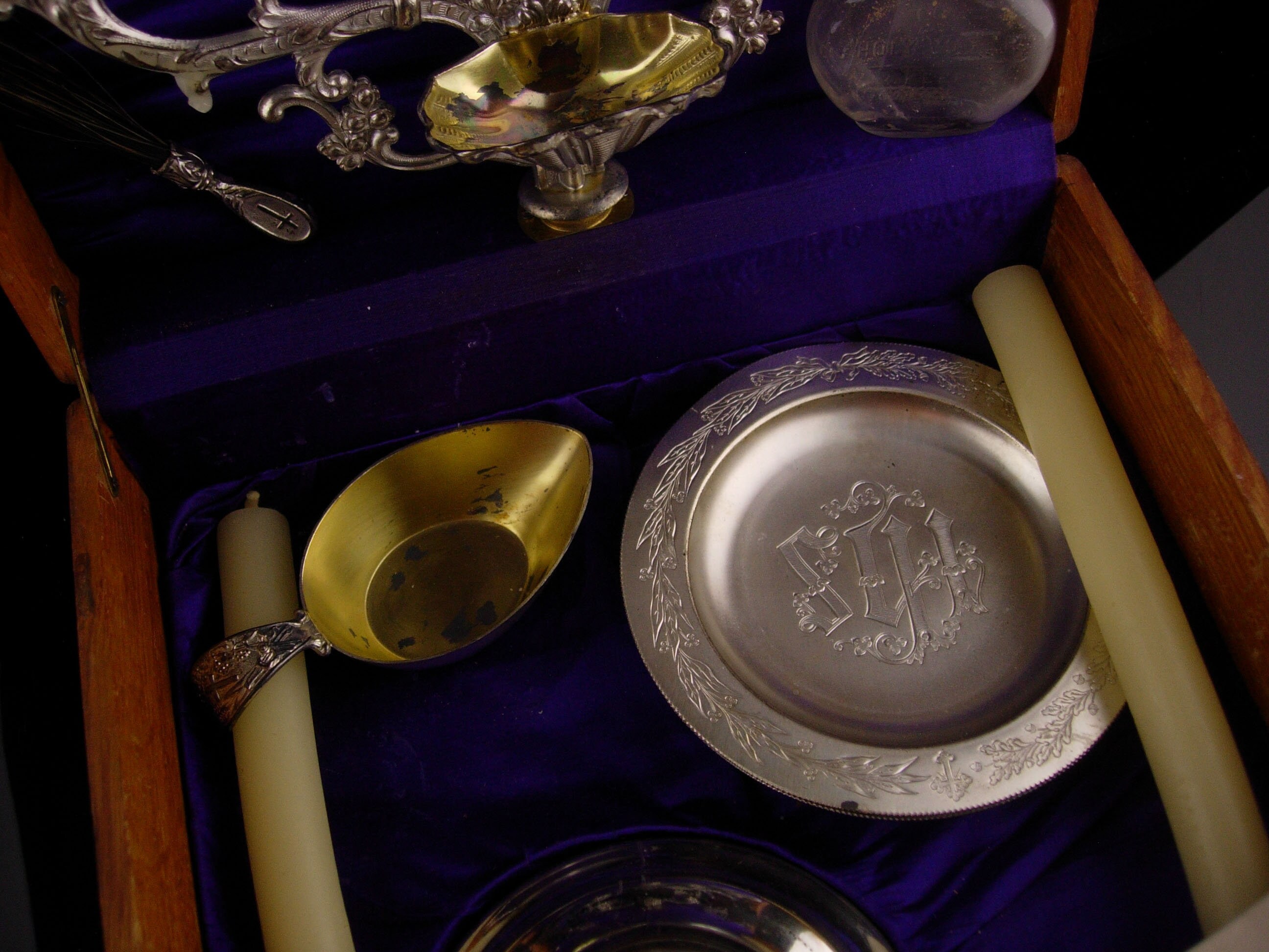 Antique Sick Call Box Last Rites Case Religious Candelabra - Etsy